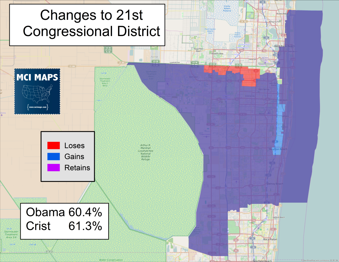 Looking at the Florida redistricting maps offered by the plaintiffs ...