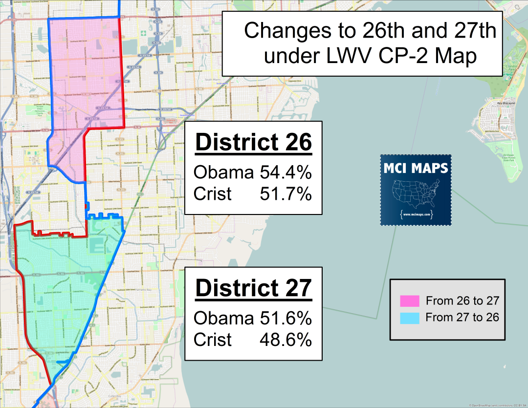Looking at the Florida redistricting maps offered by the plaintiffs ...