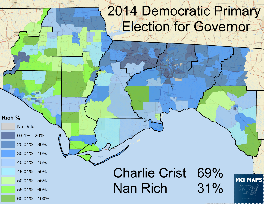 The North Florida Way: How Gwen Graham Won FL-02 - MCI Maps | Election ...