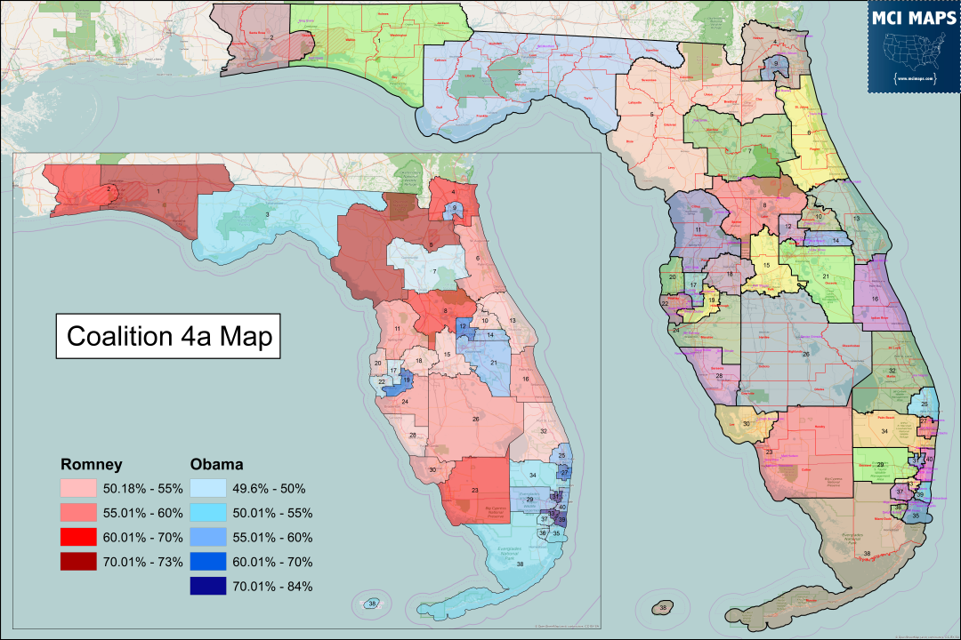 New Numbers for the Florida Senate Map - MCI Maps | Election Data ...