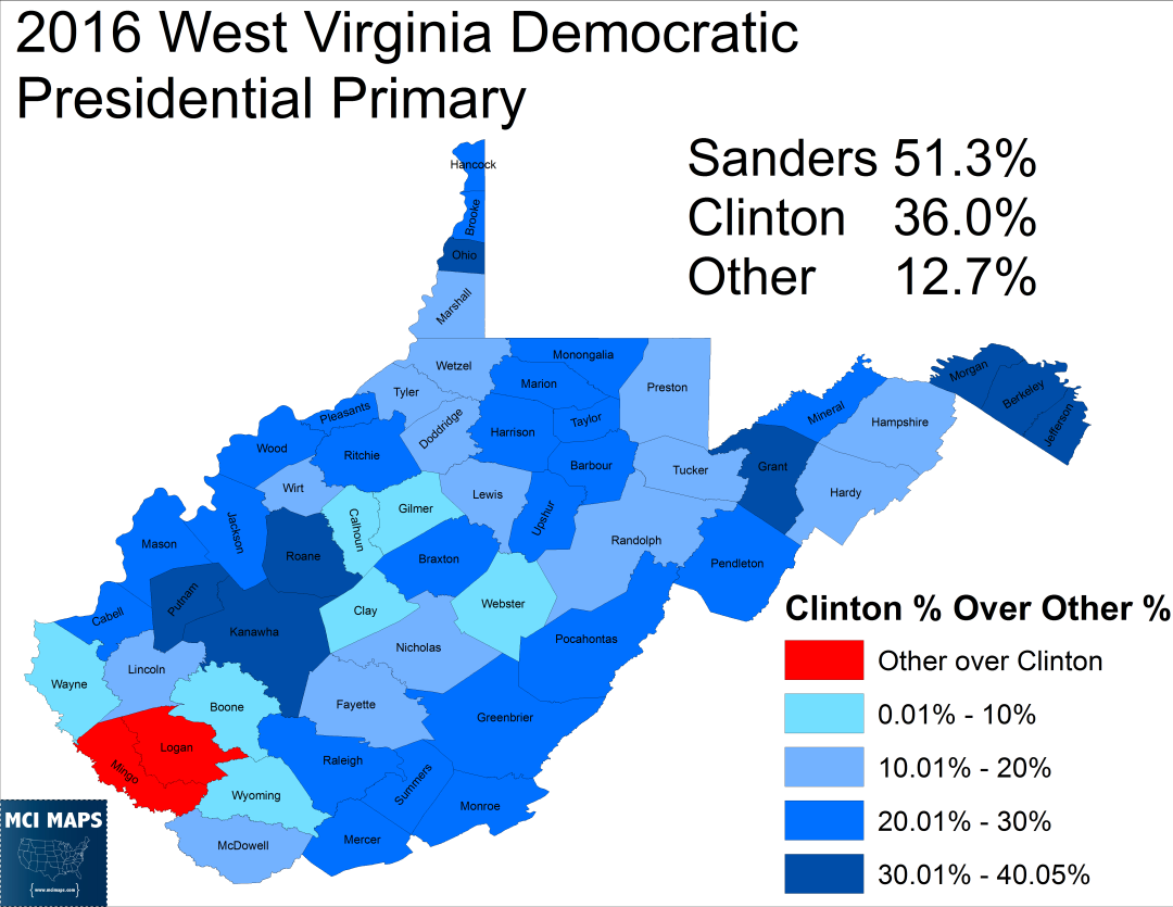 The West Virginia Democratic Primary Protest Vote and Bernie Sanders ...