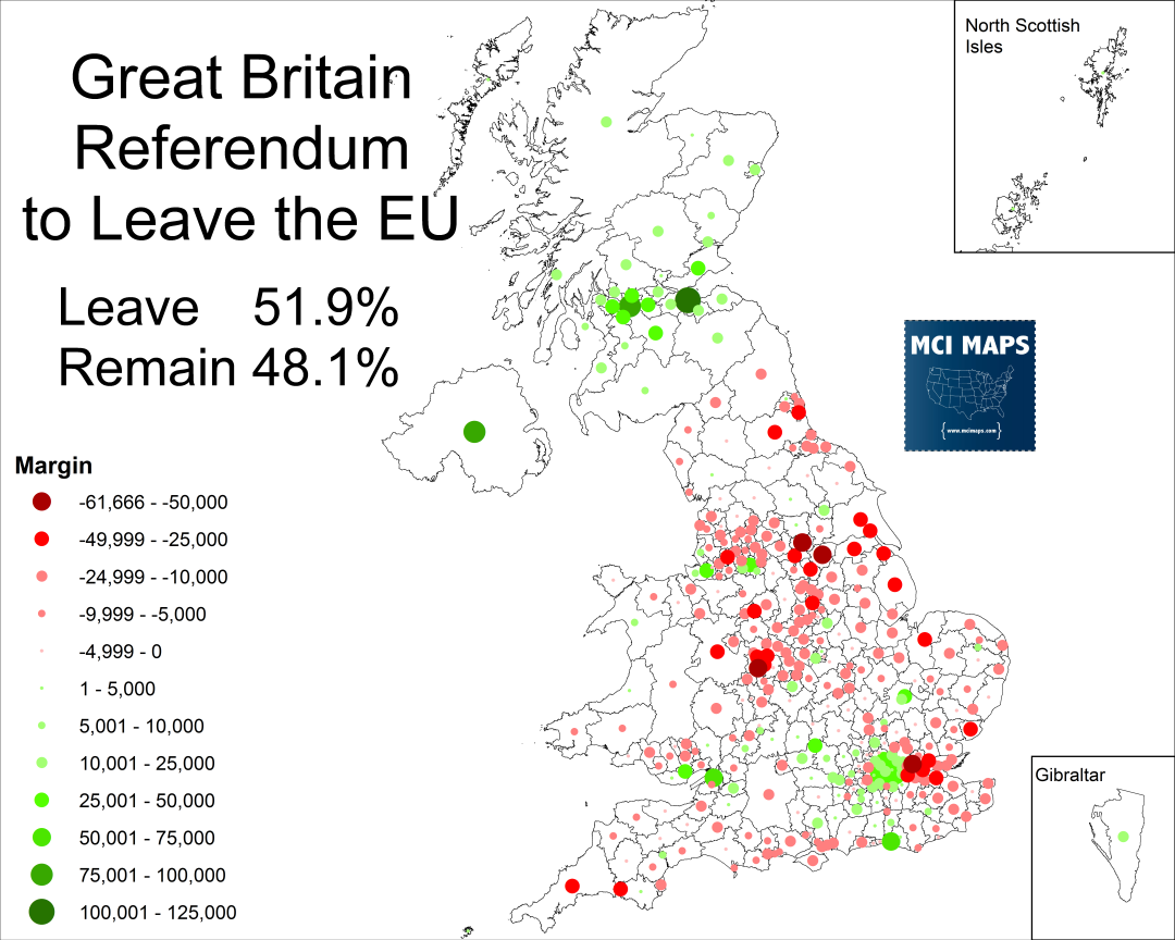 Mapping the Brexit - MCI Maps | Election Data Analyst | Election ...