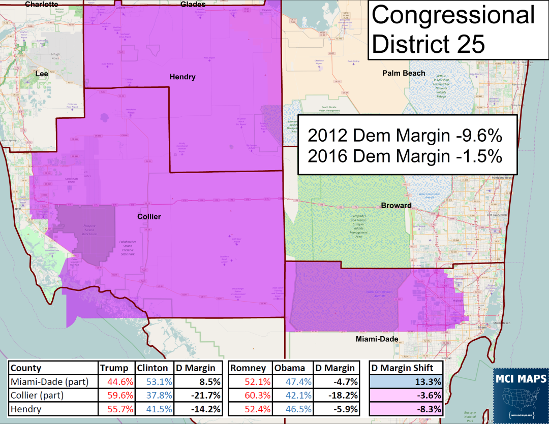 Florida’s Congressional District Rankings for 2018 - MCI Maps ...