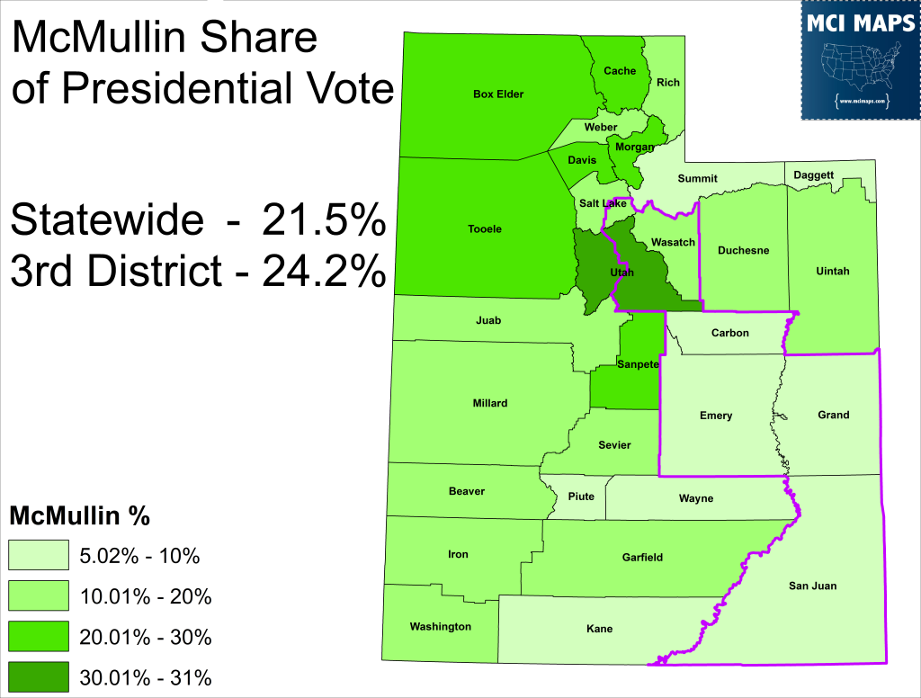 The Utah 3rd District: A look back at Trump’s Mormon Problem - MCI Maps ...