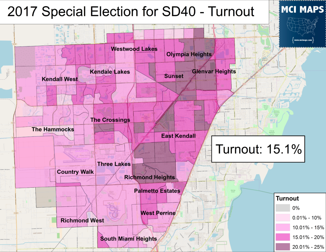 How Democrats Won Florida Senate District 40 - MCI Maps | Election Data ...