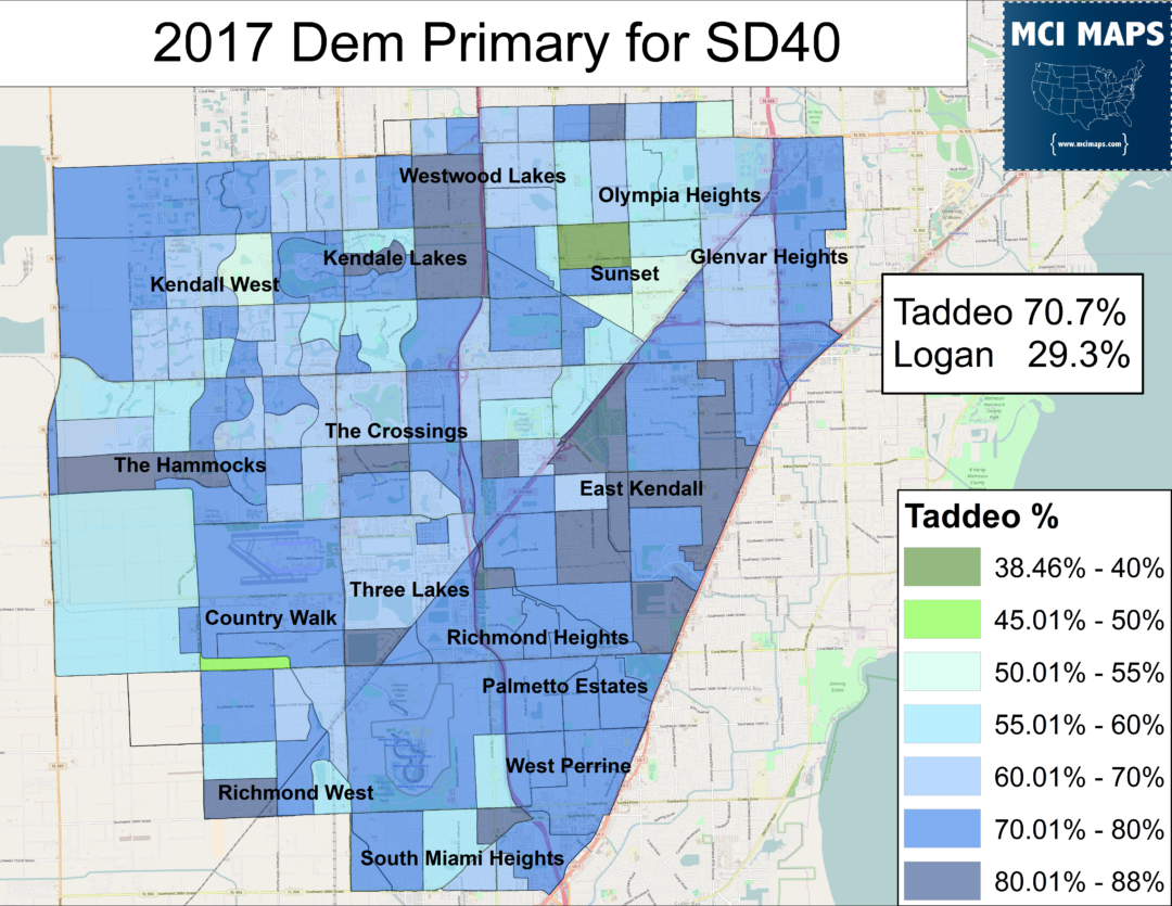 How Democrats Won Florida Senate District 40 - MCI Maps | Election Data ...