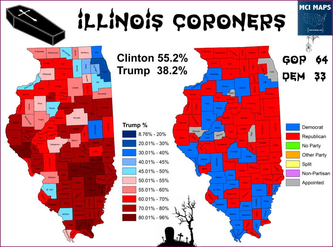 Halloween Article: The Election of Coroners in America - MCI Maps ...