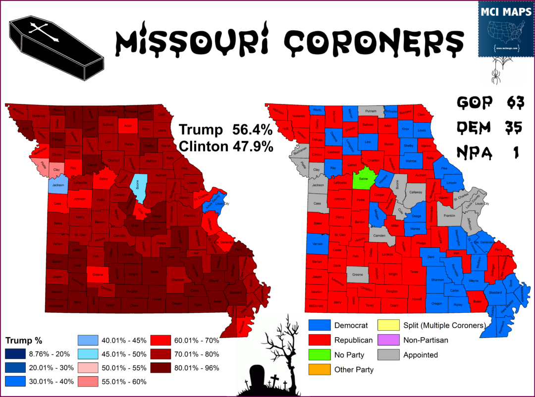 Halloween Article: The Election of Coroners in America - MCI Maps ...