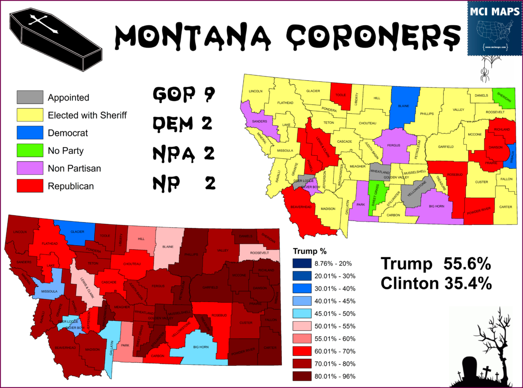 Halloween Article: The Election of Coroners in America - MCI Maps ...