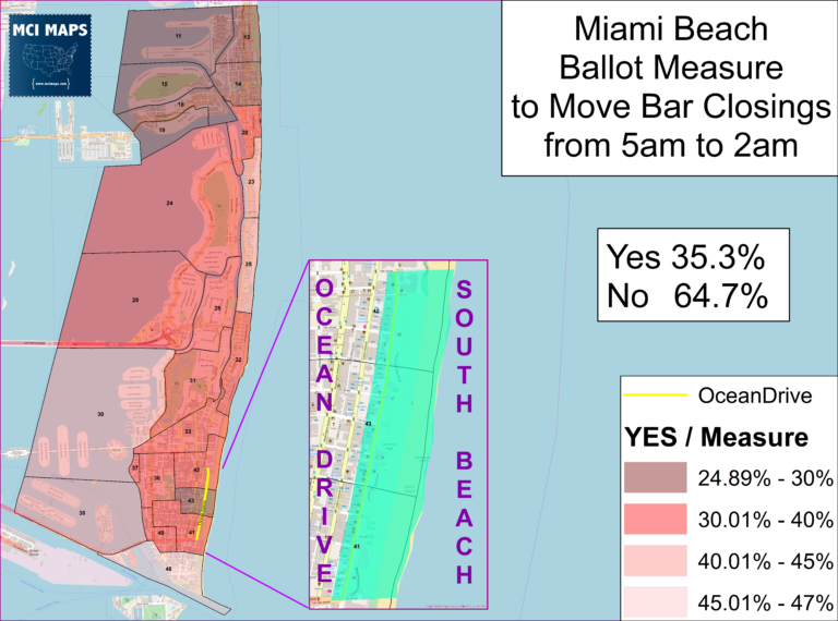 How Miami Beach’s Referendum on Last Call Crashed and Burned - MCI Maps ...