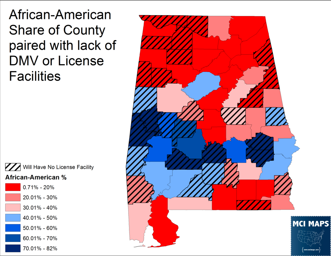 Alabama’s Effort to Close DMV’s Is Racially motivated - MCI Maps ...