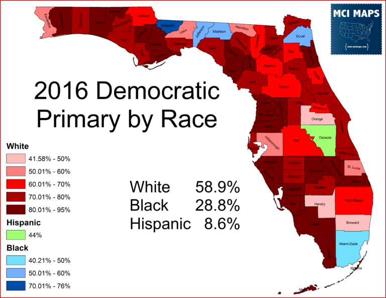 Florida Primary Preview 2018 - MCI Maps | Election Targeting Florida ...