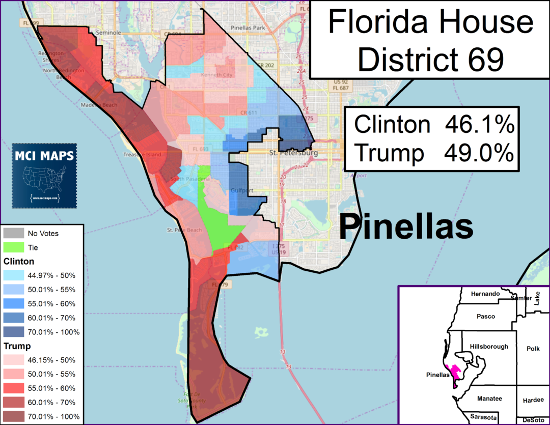 Florida’s 2018 State House Ratings - MCI Maps | Election Data Analyst ...