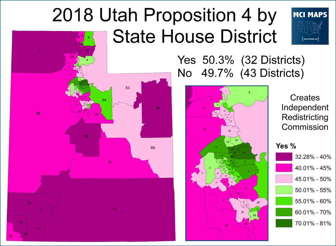 Utah’s Legislature is more Conservative than its Voters - MCI Maps ...