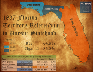 May 26th, 1845 – Florida’s First Elections - MCI Maps | Election Data ...