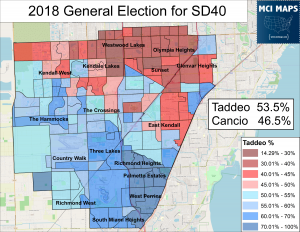 How Florida’s State Senate Districts Voted in 2018 - MCI Maps ...