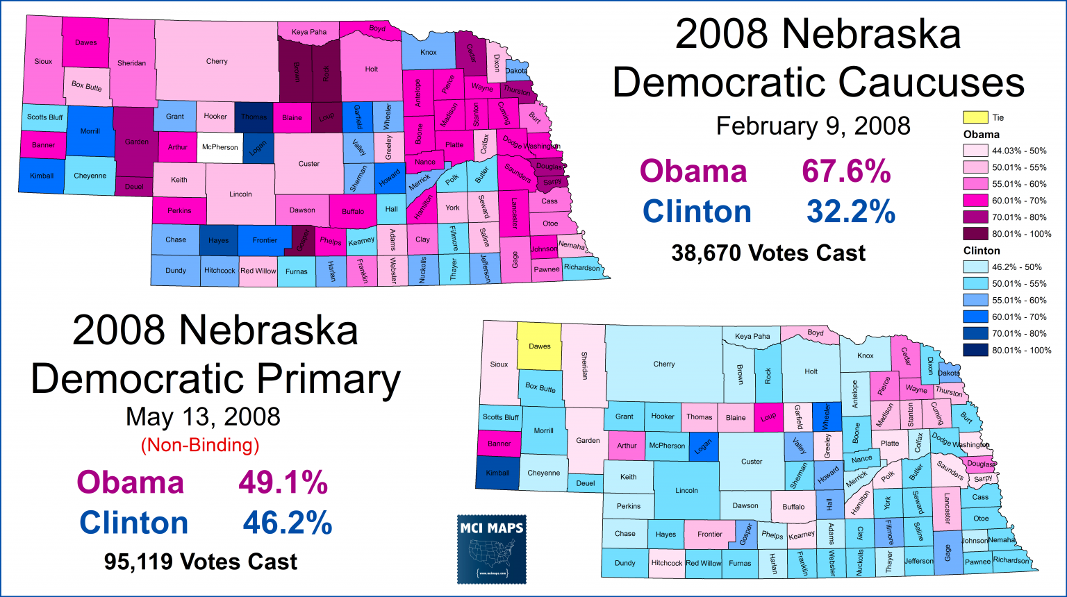How Caucuses vs Primaries Can Lead to Different Results - MCI Maps ...