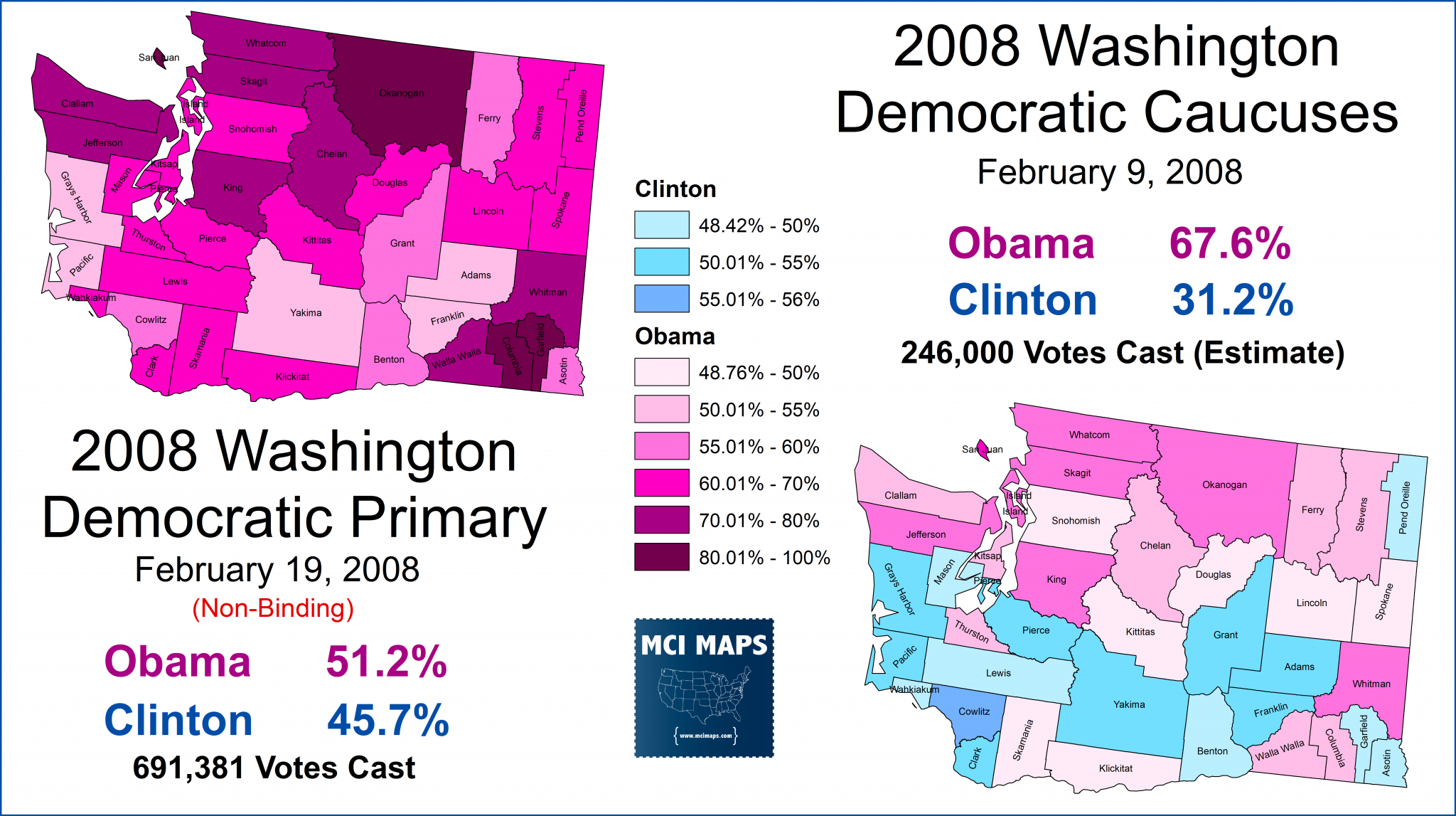 How Caucuses vs Primaries Can Lead to Different Results - MCI Maps ...