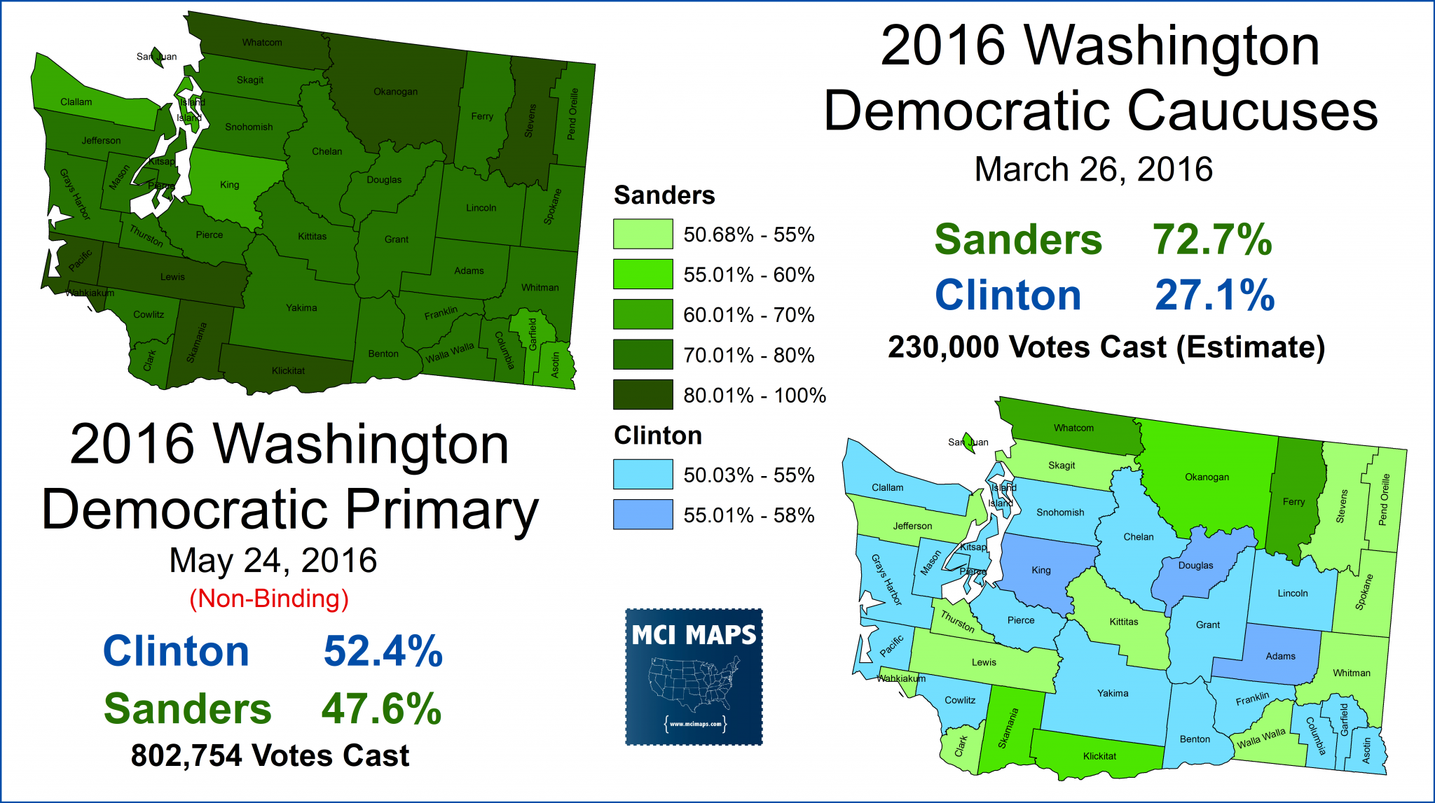 How Caucuses vs Primaries Can Lead to Different Results - MCI Maps ...