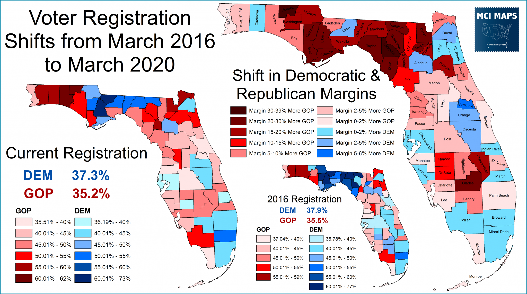 Biden vs Sanders: Florida Primary Preview - MCI Maps | Election Data ...