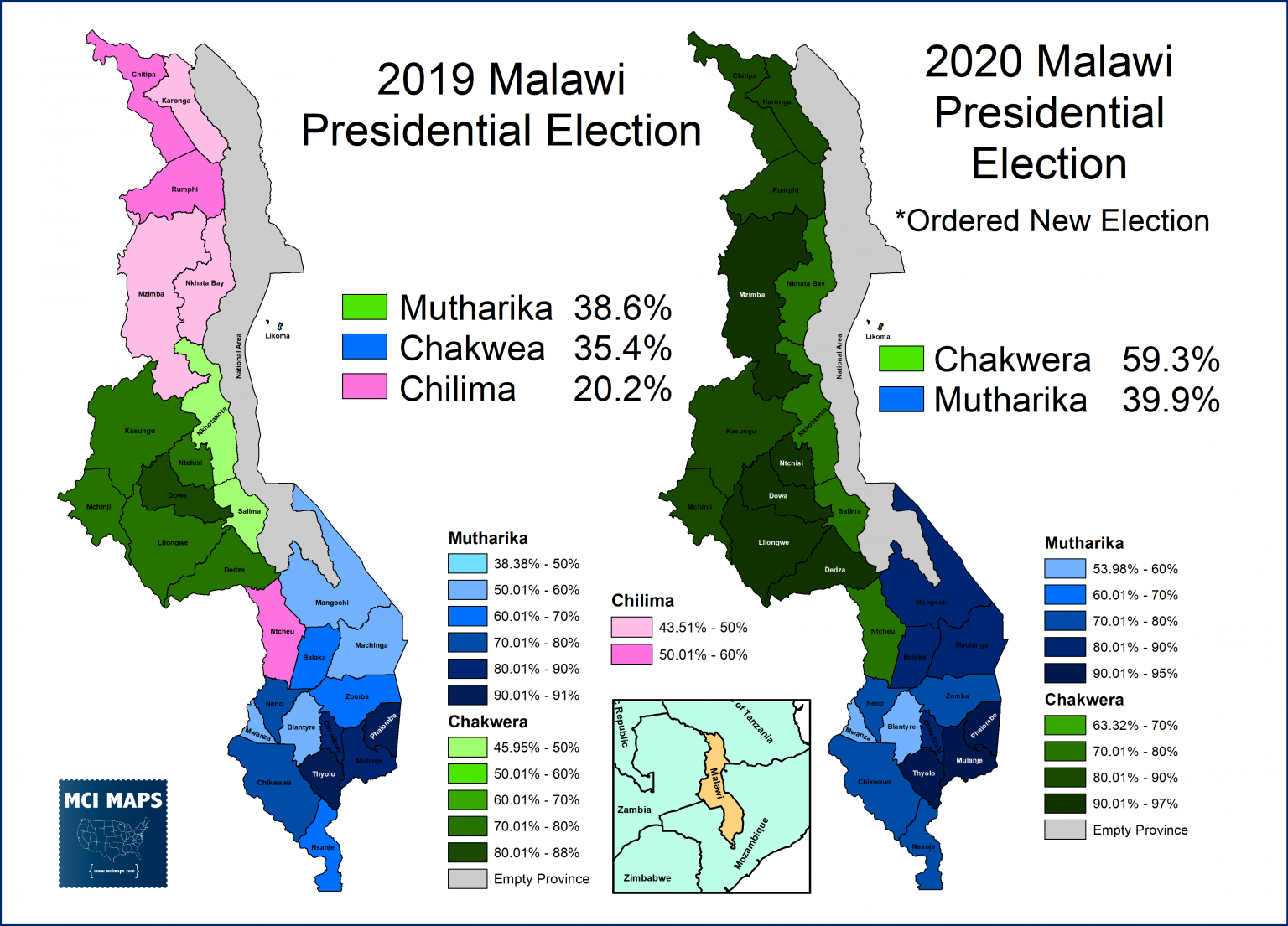 Malawi’s Young and Divided Democracy - MCI Maps | Election Data Analyst ...