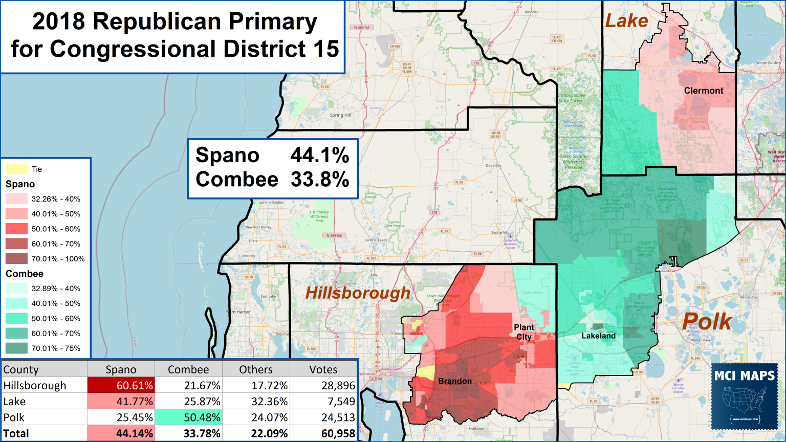 Florida’s 2020 Primary Preview - MCI Maps | Election Data Analyst ...
