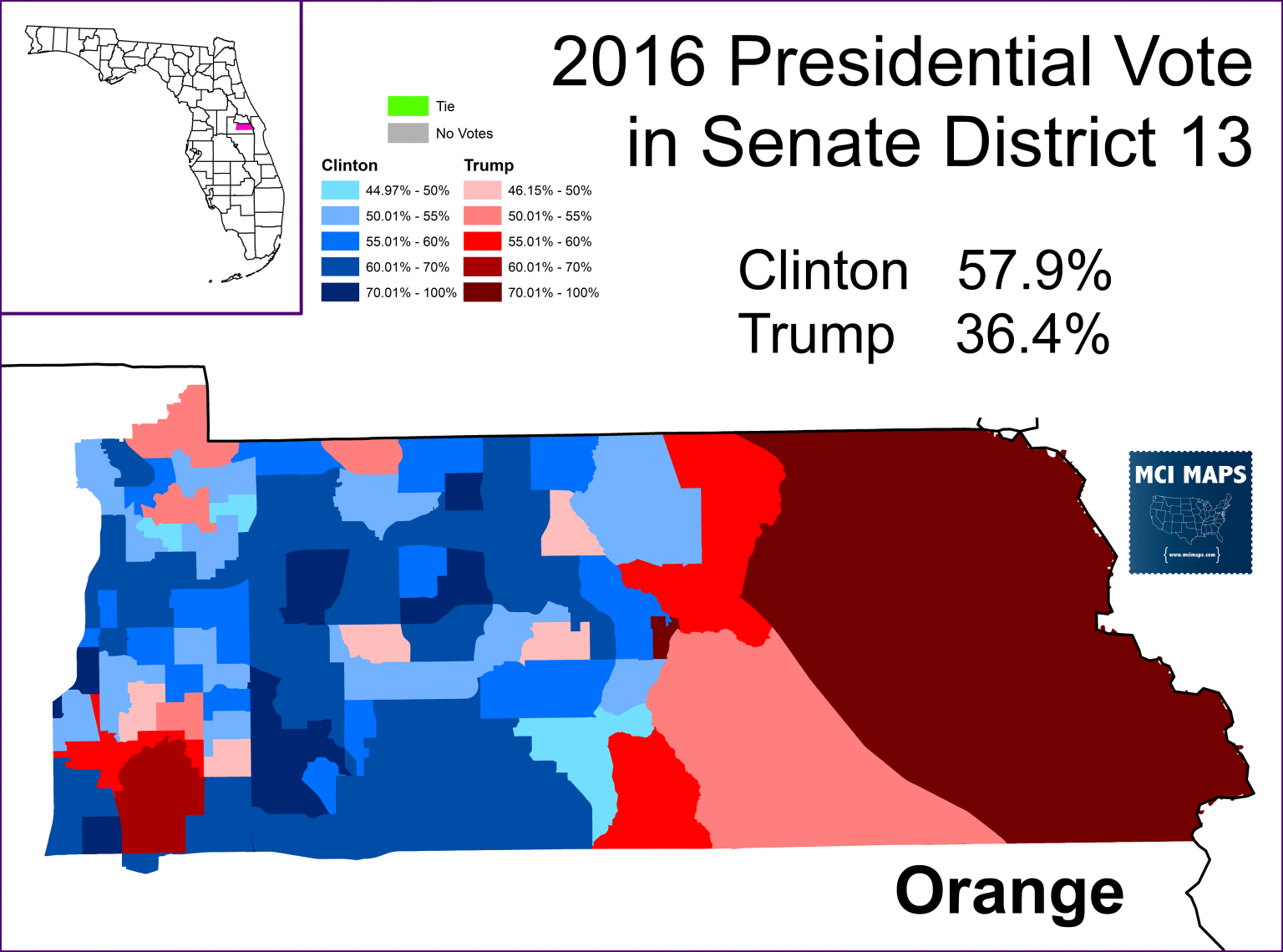 2020 Florida State Senate Rankings - MCI Maps | Election Data Analyst ...