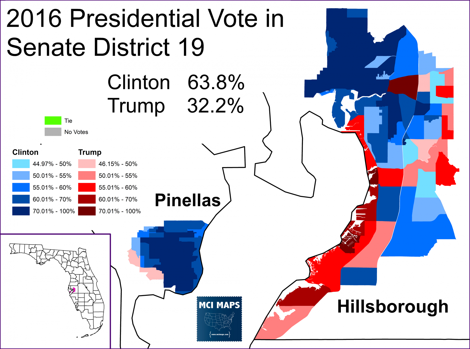 2020 Florida State Senate Rankings - MCI Maps | Election Data Analyst ...