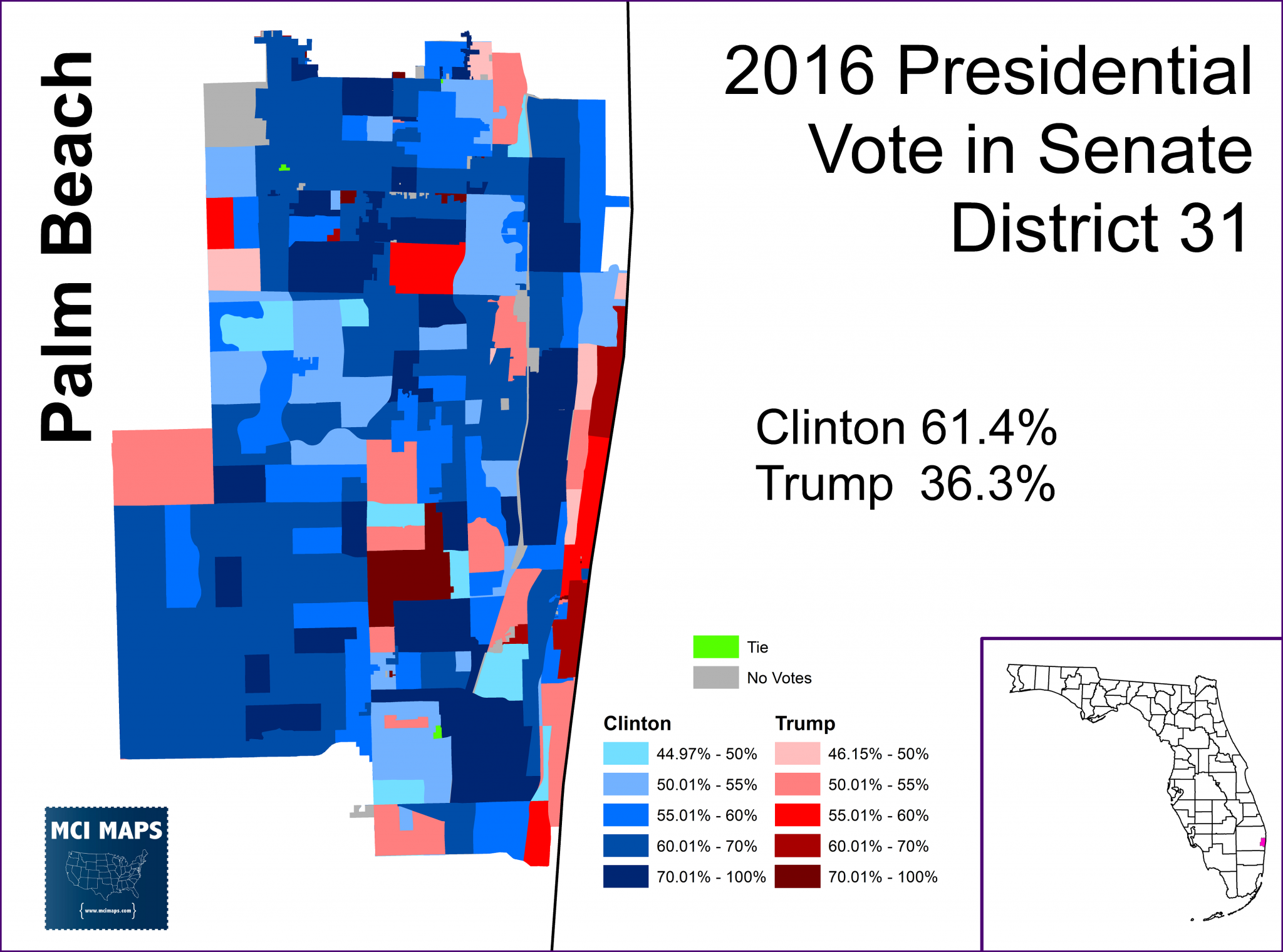 2020 Florida State Senate Rankings - MCI Maps | Election Targeting ...