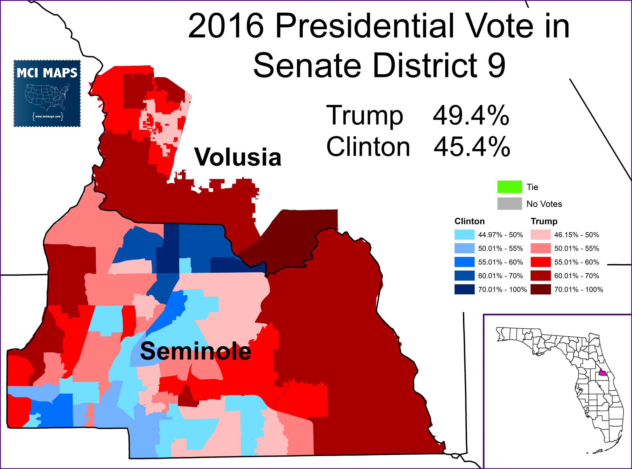 2020 Florida State Senate Rankings - MCI Maps | Election Data Analyst ...