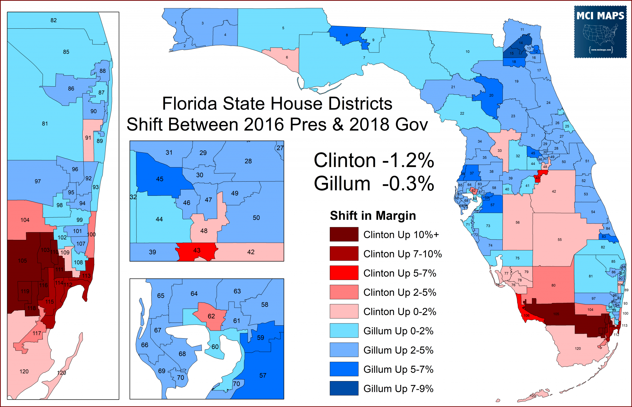 Florida State House 2020 Ratings - MCI Maps | Election Data Analyst ...