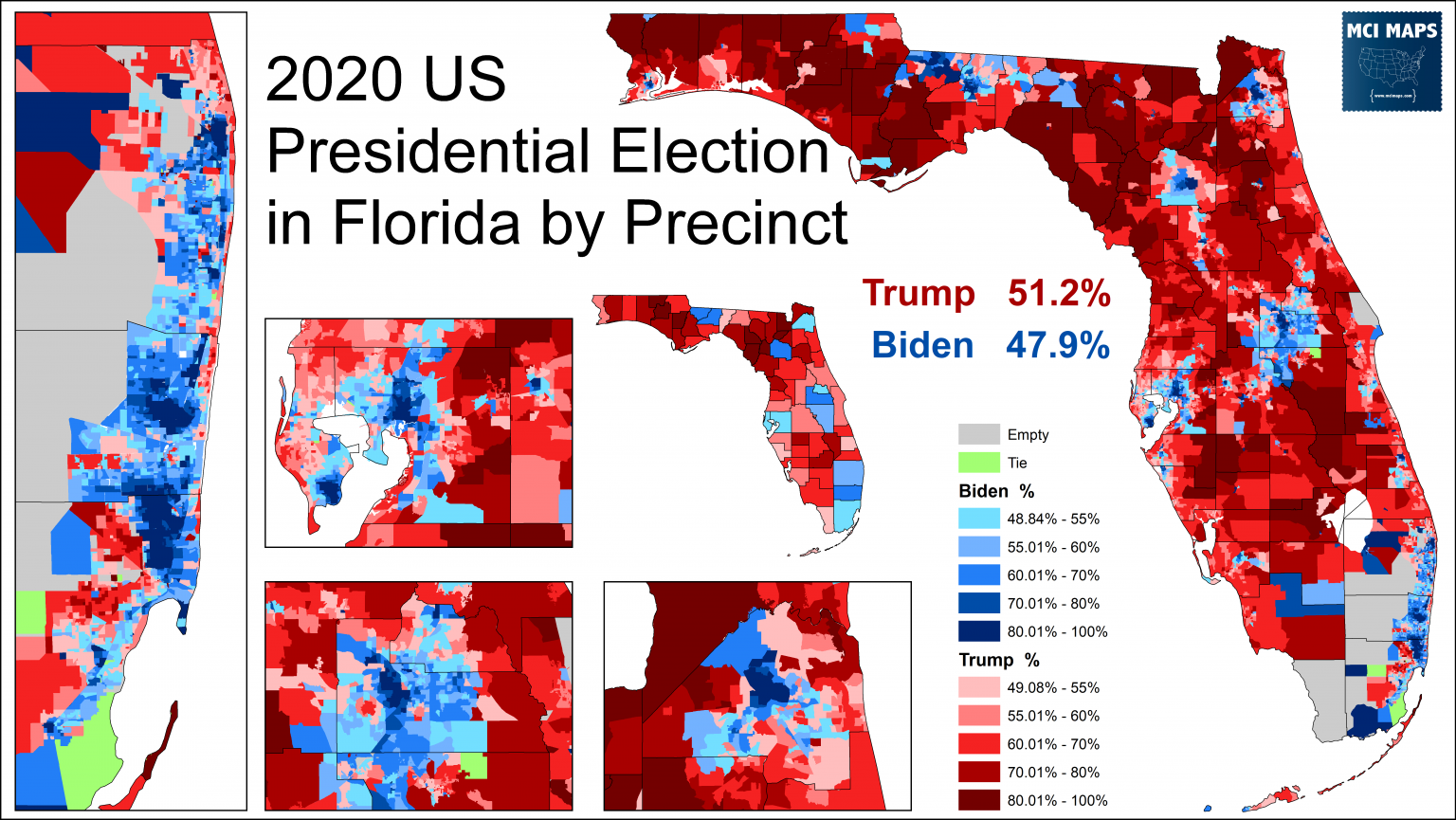 How Florida’s Congressional Districts Voted in the 2020 Presidential ...