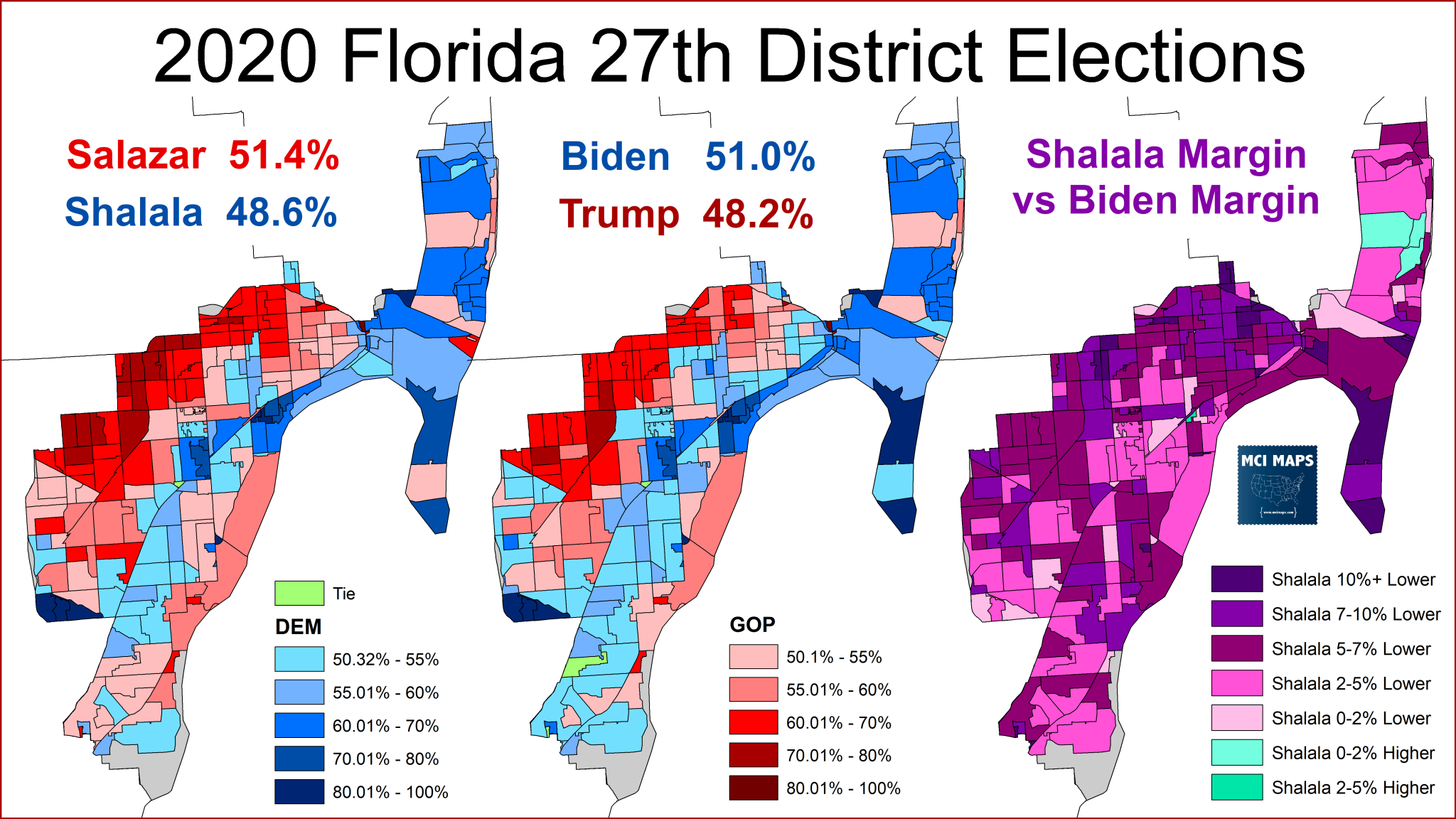 How Florida’s Congressional Districts Voted in the 2020 Presidential ...