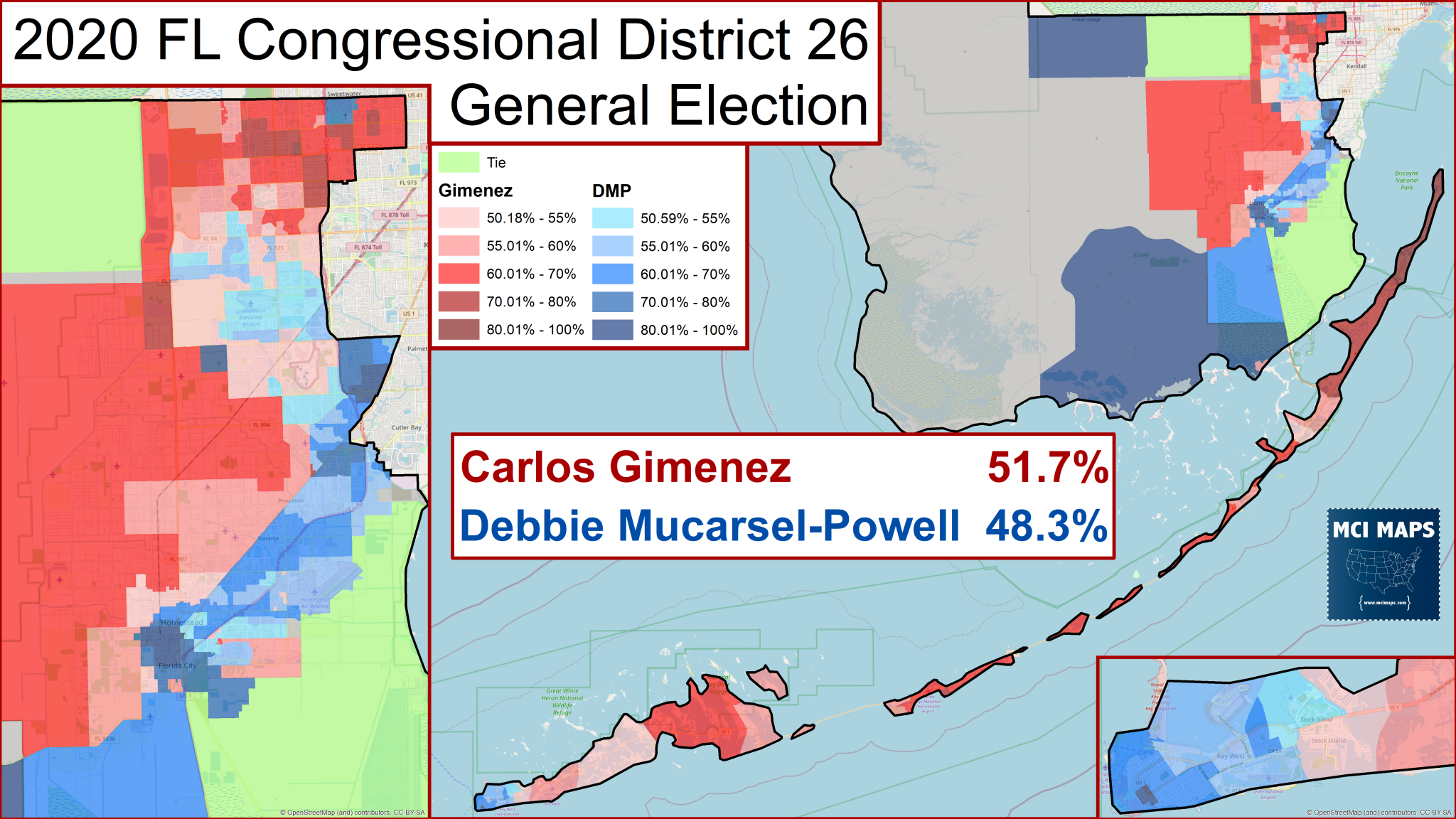 How Floridas Congressional Districts Voted In The 2020 Presidential