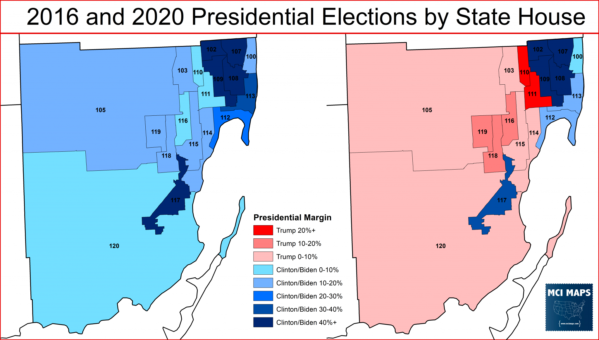 How Florida’s State House Districts Voted in 2020 - MCI Maps | Election ...