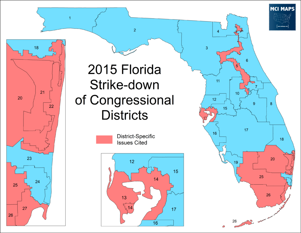 Florida Redistricting Preview #8: The 2015 Congressional Strike-down ...