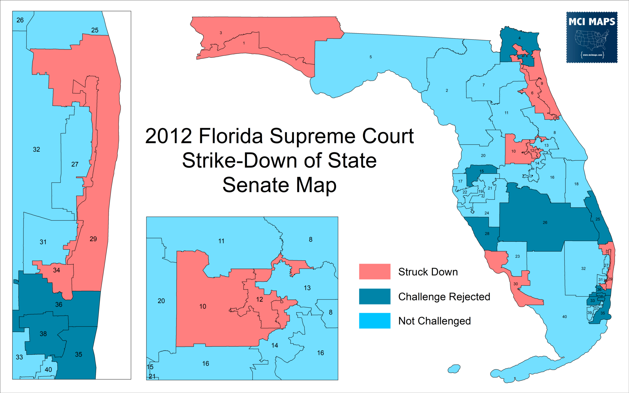 Florida Redistricting Preview 7 Republicans Vs Fair Districts In 2012