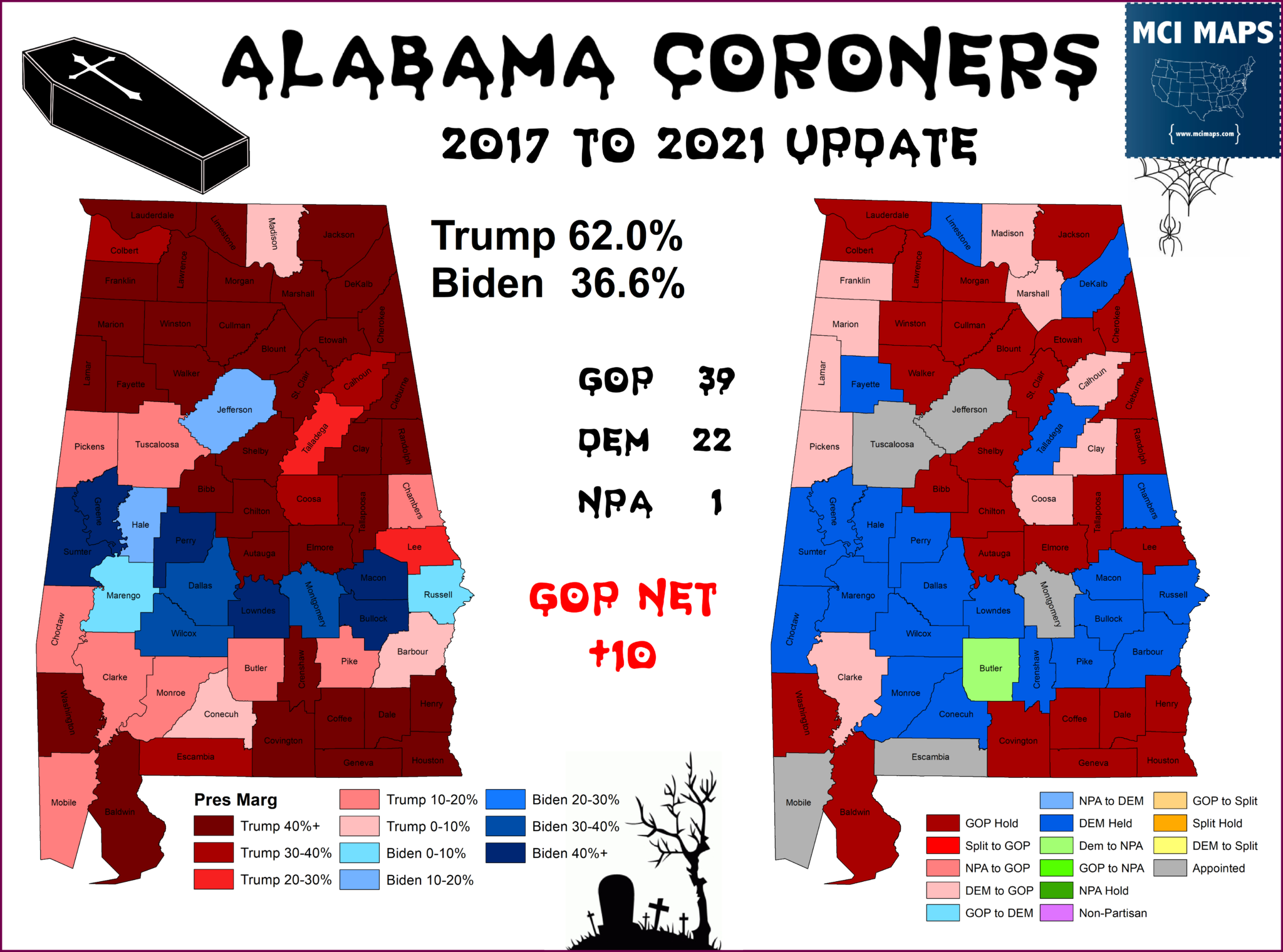 Halloween 2021: An Updated look at Coroner Elections in American - MCI ...