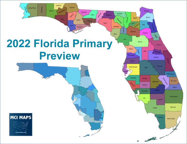 My 2022 Florida Primary Preview (Part 2) - MCI Maps | Election Data ...