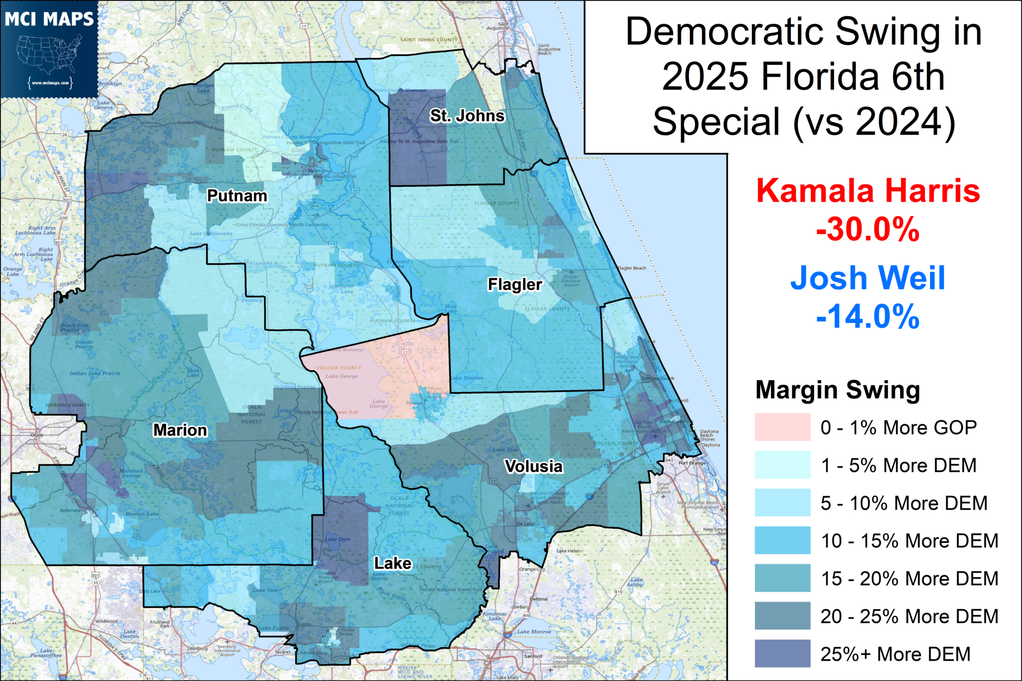 Looking back at Democratic Swings in Florida’s 2025 Special Elections ...